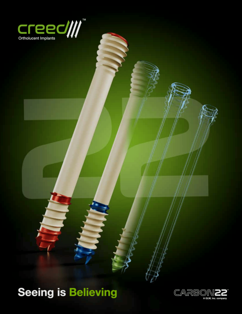 Creed™ Cannulated Compression Screws - GLW Medical Innovation