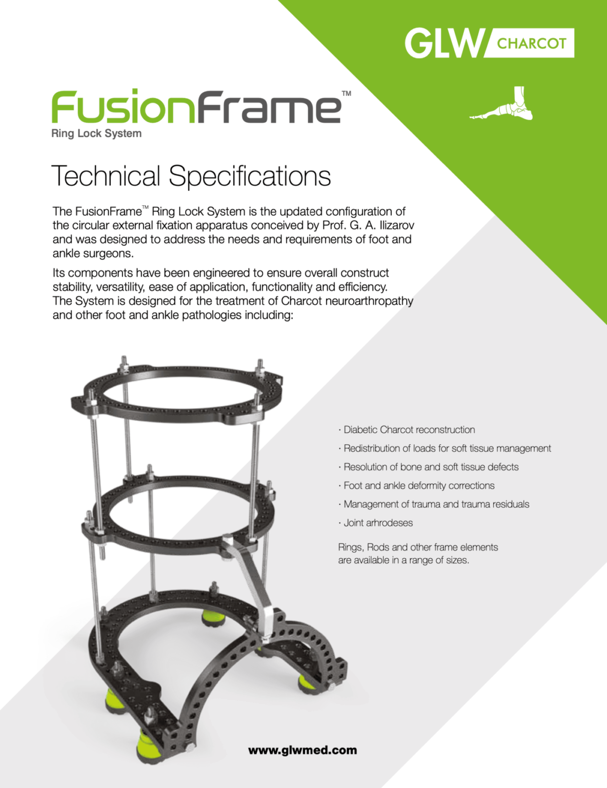 FusionFrame™ Circular Fixator - GLW Medical
