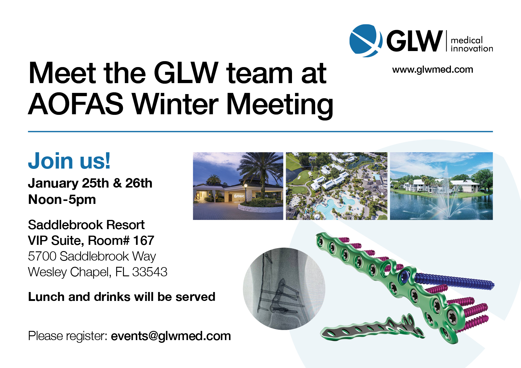 GLW at AOFAS 2024 - GLW Medical Innovation